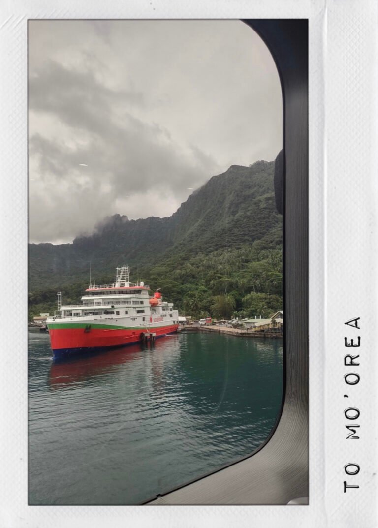 Tahiti Ferry to Moorea - Hi From Ashley